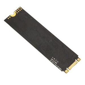 Gaeirt Laptop M.2 NGFF SSD, PCB Material SSD for Laptop Quiet Operation Low Temperature 128G Cache for Home for Office