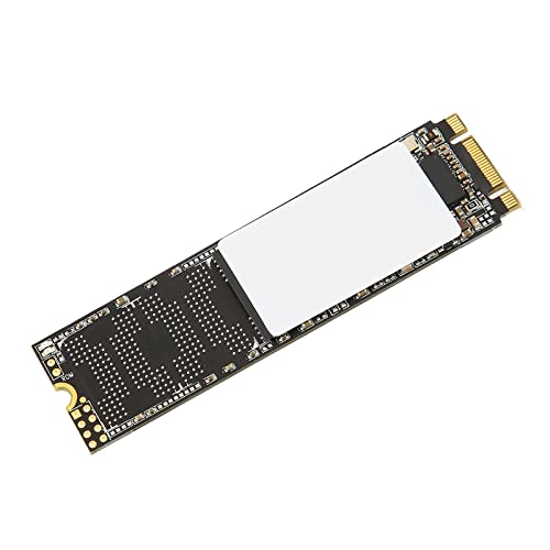 Gaeirt Laptop M.2 NGFF SSD, PCB Material SSD for Laptop Quiet Operation Low Temperature 128G Cache for Home for Office