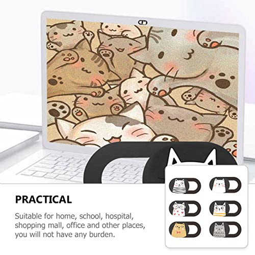 SOLUSTRE Computer Camera Cover Slide 6pcs/ Set Webcam Phone Webcam Cover Tablet Camera Privacy Cover Laptop Webcam Cover Privacy Cover Slide Laptop Camera Hide Cover