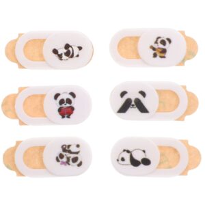 sosoport 6pcs camera privacy cover webcam covers camera slide blocker lens computer camera cover slide webcam privacy covers webcam lid camera covers chinese zodiac mask slider