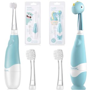 papablic babyhandy 2-stage bundle with debby toddler sonic electric toothbrush