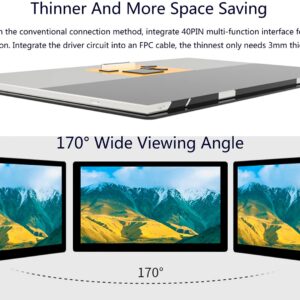 waveshare 7inch IPS Display 1024x600 Pixel, Integrated Thin and Light LCD with Adapter Board, for Raspberry Pi/Jetson Nano/Windows/PC, Support Windows/Linux/Android (No Touch Screen)