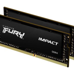 Kingston FURY Renegade 1TB PCIe Gen 4 NVMe M.2 Internal Gaming SSD FURY Impact 32GB (2x16GB) 3200MT/s DDR4 CL20 Laptop Memory Kit Bundle