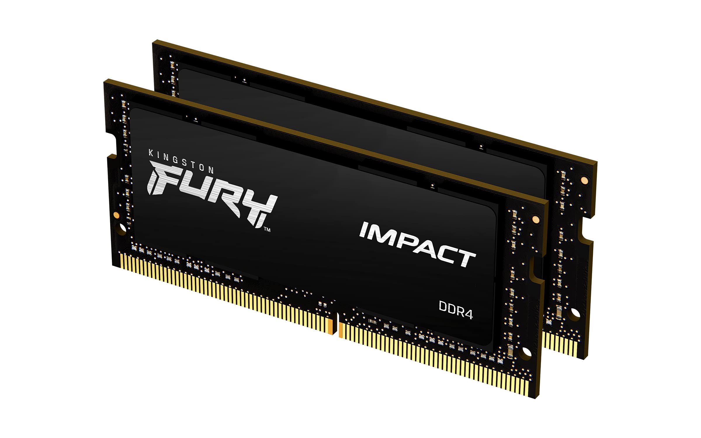 Kingston FURY Renegade 1TB PCIe Gen 4 NVMe M.2 Internal Gaming SSD FURY Impact 32GB (2x16GB) 3200MT/s DDR4 CL20 Laptop Memory Kit Bundle