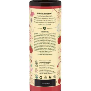 ecoLove – Natural Shampoo for Normal and Oily Hair & Moisturizing Body Wash for Dry Skin - With Organic Tomato and Beet Extract No SLS or Parabens - Vegan and Cruelty-Free, 17.6 oz