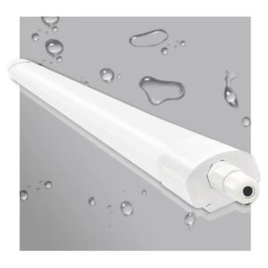 LED Ceiling Light Fixture 4FT, LED Shop Lights for Garage 5000K, IP66 Waterproof LED Garage Light,Ceiling and Under Cabinet Light, 48W 5280 LM Tube Light for Hallway Kitchen Workbench Office (4FT)