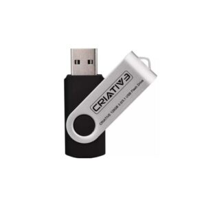 CRIATIVE 128GB 3.0 USB Flash Drive Fast Thumb Drive High Speed Swivel Memory Stick Jump Drive for PC Laptop, TV, Car Audio