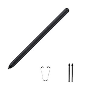 black galaxy z fold 4 pen replacement + 2 pen tips for samsung galaxy z fold 4 s pen touch stylus s pen +replacement tips/nibs