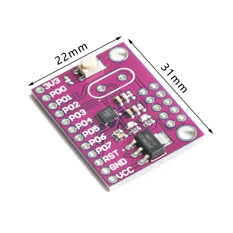 000 JESSINIE 2Pcs C8051F300 MCU Single Chip Microcontroller Development Board Mixed Signal ISPFLASH Microcomputer Module Board CJMCU-8051 Industrial Control Module