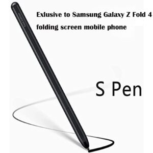 Galaxy Z Fold 4/3/5 S Pen Fold Edition for Samsung Galaxy Z Fold 3/4/5,EJ-PF946BBEGUS,with Replacement Tips/Nibs+Card Pin (Black)