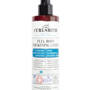 CURLSMITH - Full Body Thickening Lotion - Instant Volume for All Hair and Curl Types, Vegan (237ml/8 fl oz)