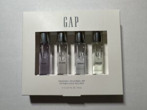 gap rollerball perfume set (dream, dream+, heaven, so pink) 8 ml each, 3.75 ounces