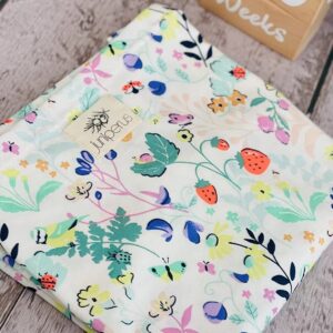 Car Seat Canopy Infant Carseat Canopy, Nursing Breastfeeding Cover, Stretchy Carrier Covers for Stroller/High ChairMulti Use Baby Breastfeeding Covers, Boys and Girls Shower Gifts (Flower)