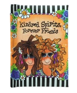 blue mountain arts mini book (kindred spirits, forever friends)—birthday gift, encouragement gift, women friendship gift, or gift for her by suzy toronto, 4 x 3 inches