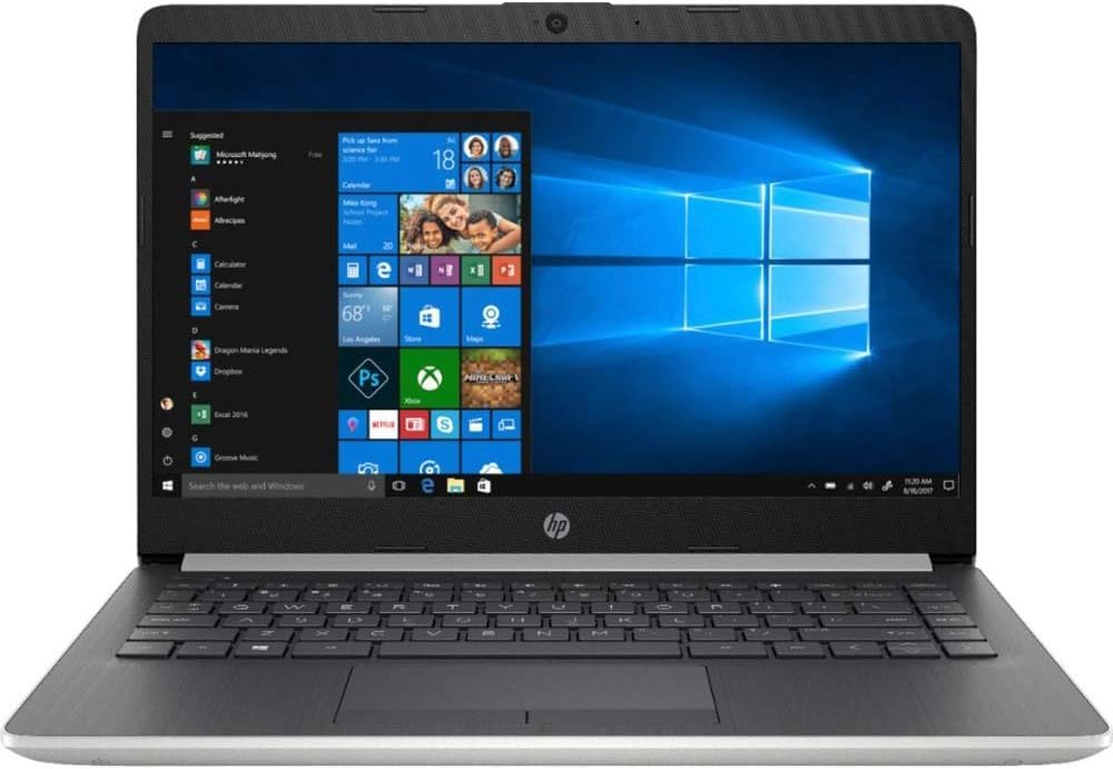 HP 14z Laptop, 14" HD Screen, AMD 3020e, 16GB RAM, 512GB PCIe SSD, Webcam, HDMI, Type-C, SD Media Card Reader, Wi-Fi, Windows 11 Home, Black