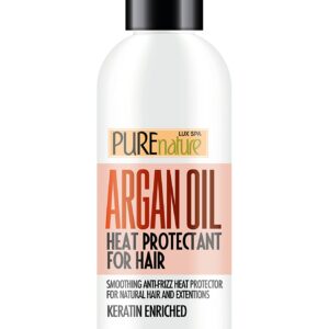 PURE NATURE Moroccan Argan Oil Shampoo and Conditioner Set with Heat Protectant Spray and Keratin Hair Mask