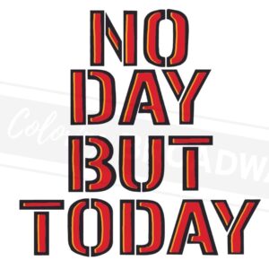 Coloring Broadway - Rent Inspired Stickers (Set of 4) “No Day But Today” Collection, Broadway Musical Merchandise, Die-Cut & Bubble Free Vinyl, Ideal Gift for Theatre Lovers