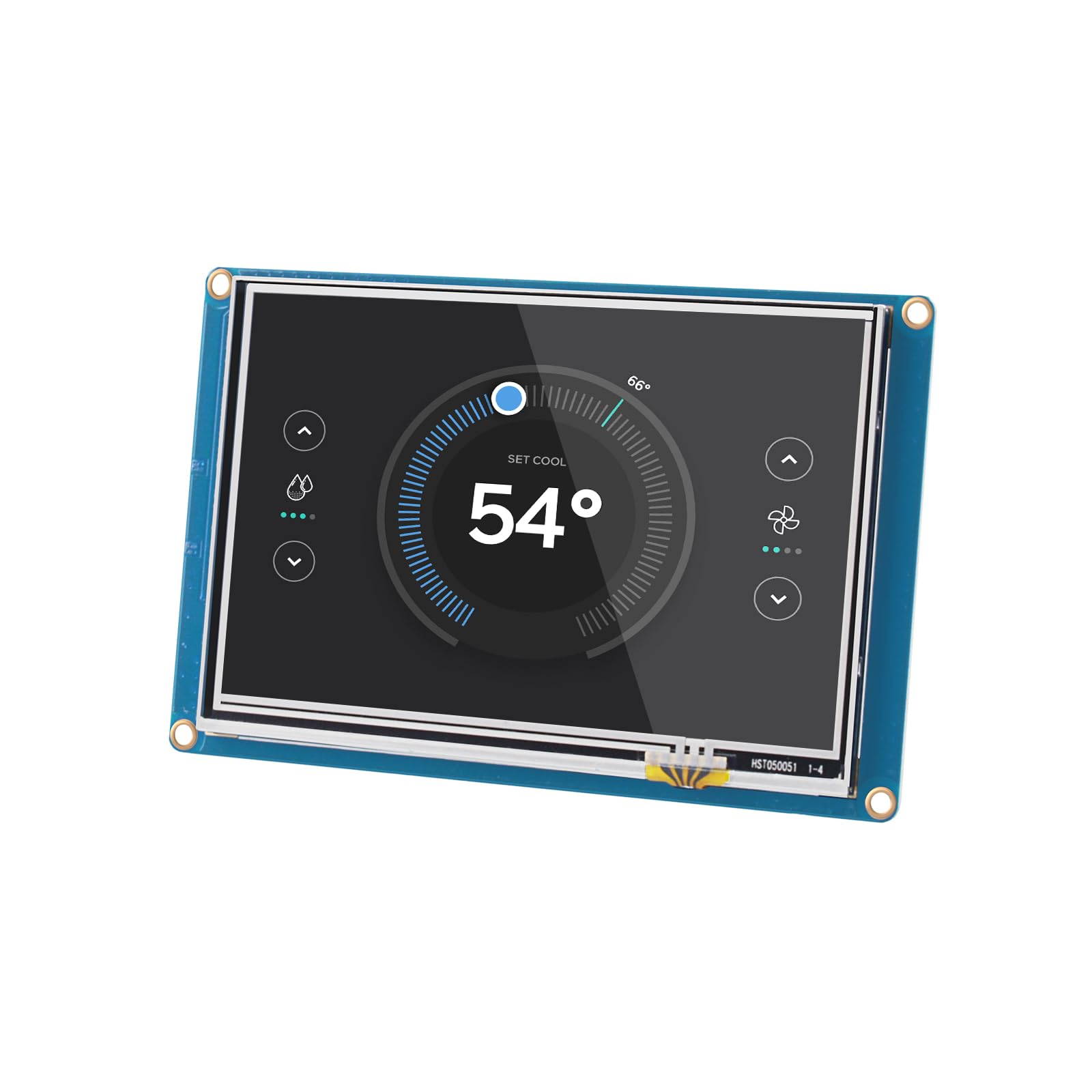 Nextion 5.0″ Basic HMI Display Module NX8048T050 LCD-TFT RGB 65K Resistive Touch Screen 800×480 Compatible for Arduino and Raspberry Pi, Suitable for 3D Printers, Vehicle HMI, Beauty Device, etc.