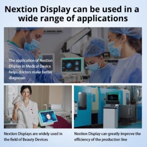 Nextion 5.0″ Basic HMI Display Module NX8048T050 LCD-TFT RGB 65K Resistive Touch Screen 800×480 Compatible for Arduino and Raspberry Pi, Suitable for 3D Printers, Vehicle HMI, Beauty Device, etc.