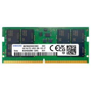 a-tech 32gb ddr5 4800mhz pc5-38400 cl40 sodimm 2rx8 1.1v 262-pin ram memory m425r4ga3bb0-cqk