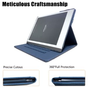 E NET-CASE Slim Case for Remarkable 2 Digital Paper Tablet 10.3 inch (2020 Released) - New Upgrated Design Cover for Remarkable 2 10.3 inch Digital Paper with Pencil Holder-Blue