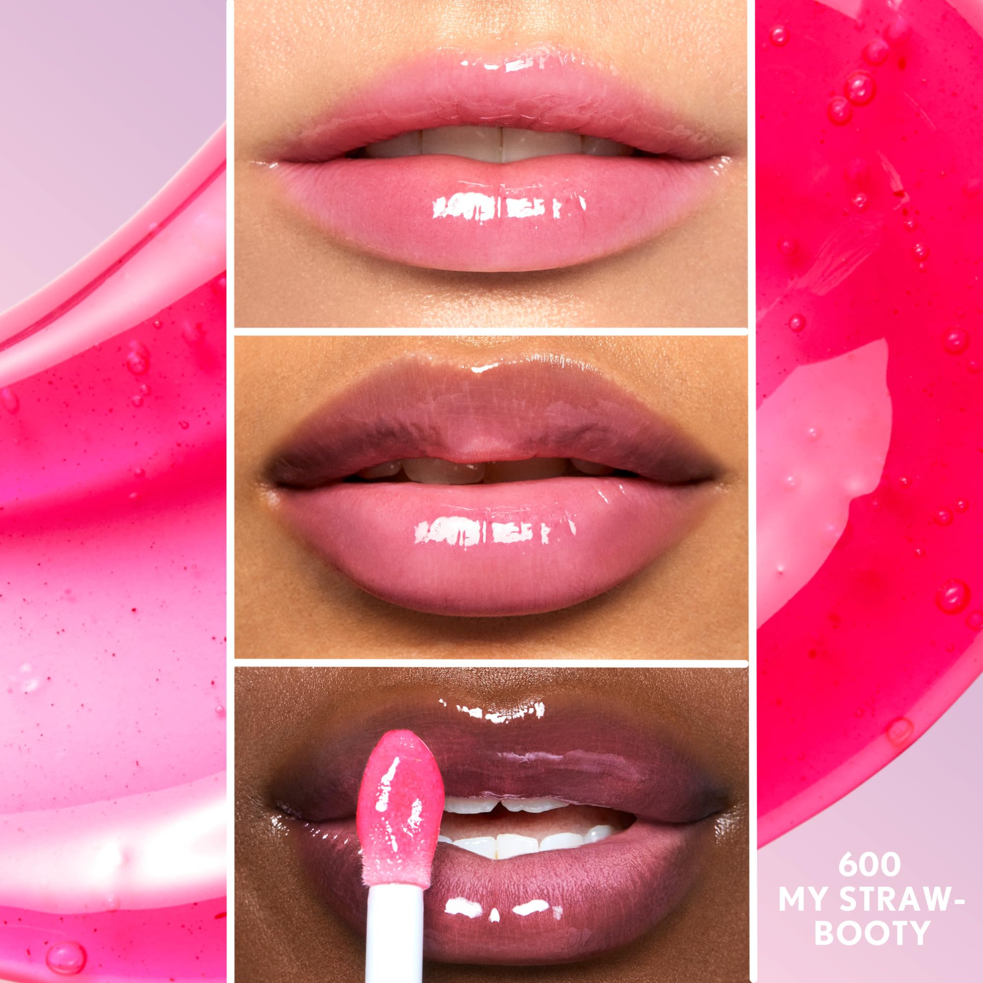 COVERGIRL Clean Fresh Yummy Gloss – Lip Gloss, Sheer, Natural Scents, Vegan Formula - My Strawbooty