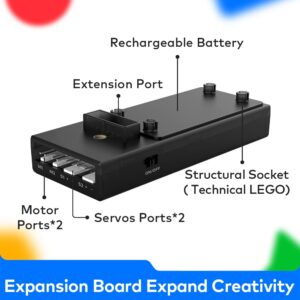 Makeblock CyberPi Coding Kit Learning Scratch Python Programming, Engineering Kit, STEM Kit Support AI & ioT Technology with Built-in WiFi Module, STEM Projects for Kids Ages 8-12 Coding for Teens