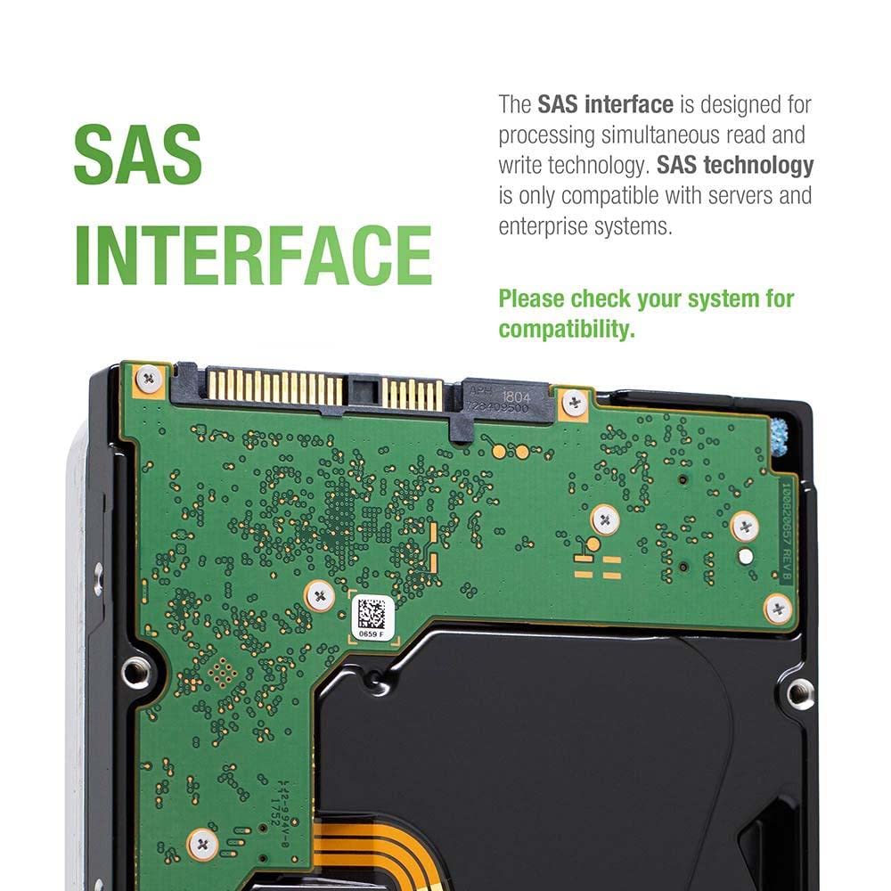 Seagate Exos X20 ST20000NM002D 512E/4KN SAS 12Gb/s 20TB 7200RPM 256MB Enterprise Hard Drive (Renewed)