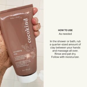 Cocokind Scrubbing Clay, Exfoliating Body Scrub and Body Wash, Brightening Body Scrub and Body Exfoliator, Coffee Body Scrub, Body Skin Care Products