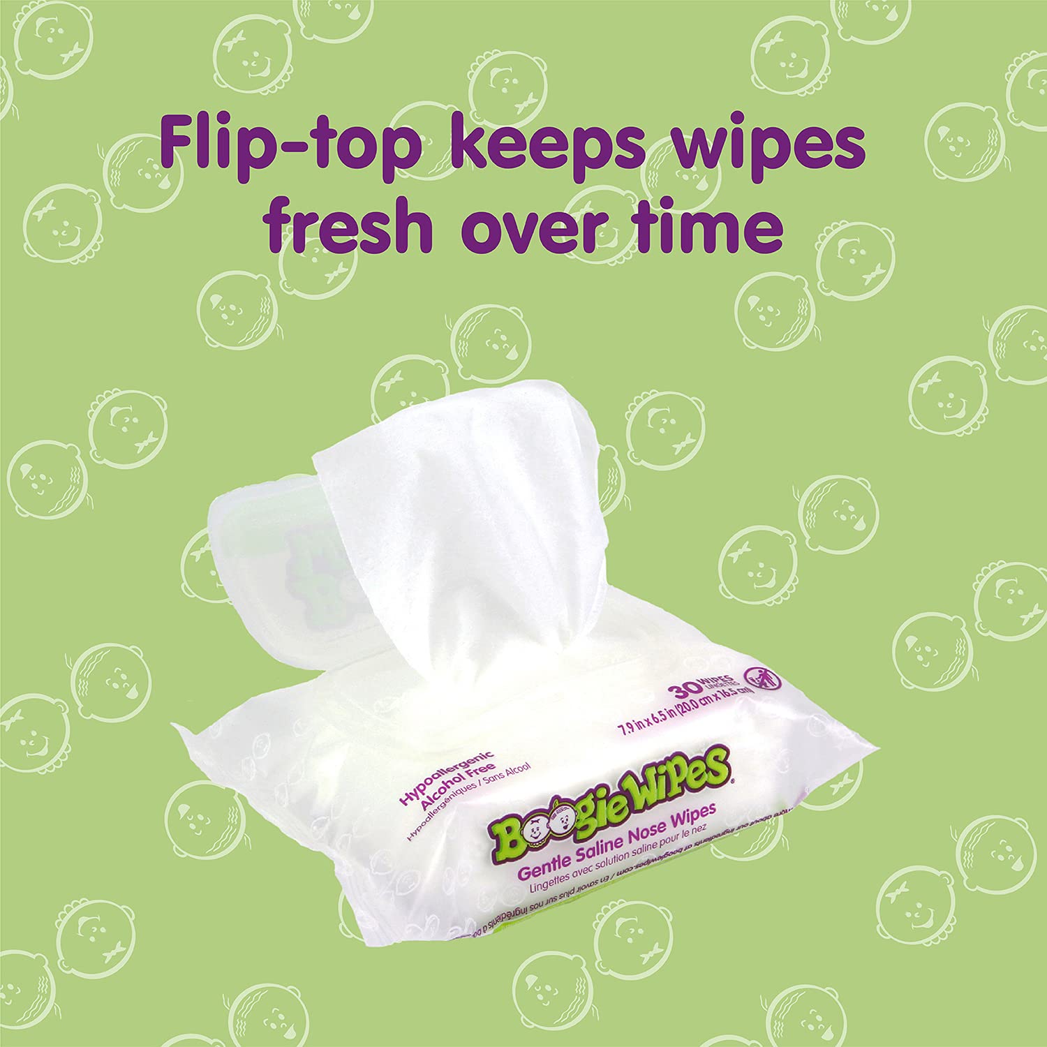 Boogie Wipes Gentle Wet Wipes for Baby and Kids, Made with Vitamin E, Aloe and Chamomile, Fresh and Unscented Wipes, 180 Count