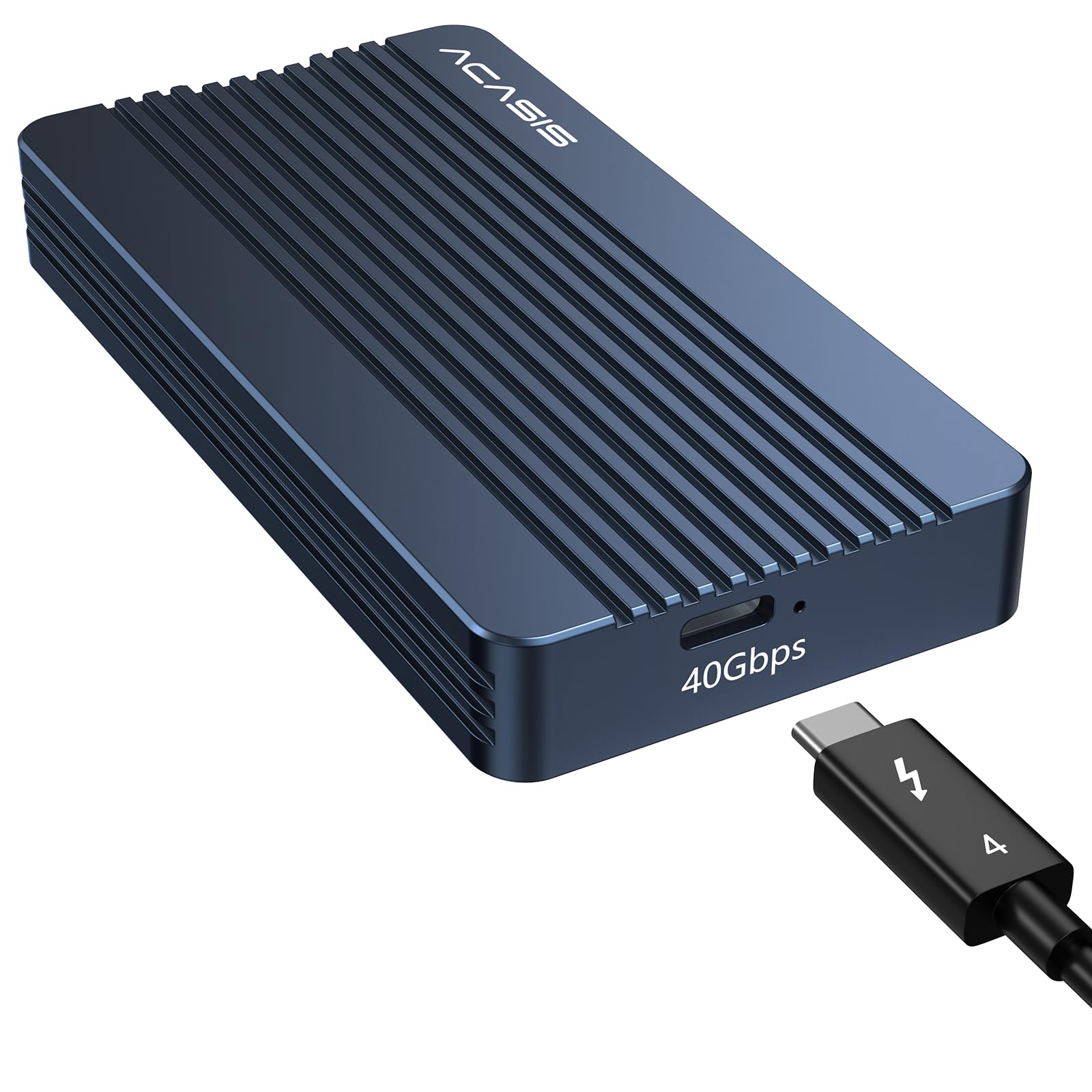 ACASIS 40Gbps M.2 NVMe SSD Enclosure, TBU 405 for M1 M2 Pro/Max, Compatible with USB4/3.2/3.1/3.0/2.0, Support SSD Size 2280 B+M M-Key