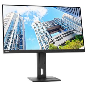 lenovo thinkvision e28u-20 28" class 4k uhd lcd monitor - 16:9 - raven black