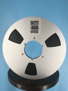 new rtm pyral sm468 1/4" 2500' 762m 10.5" metal reel nab hinged box rmg/emtec studio mastering tape r35120