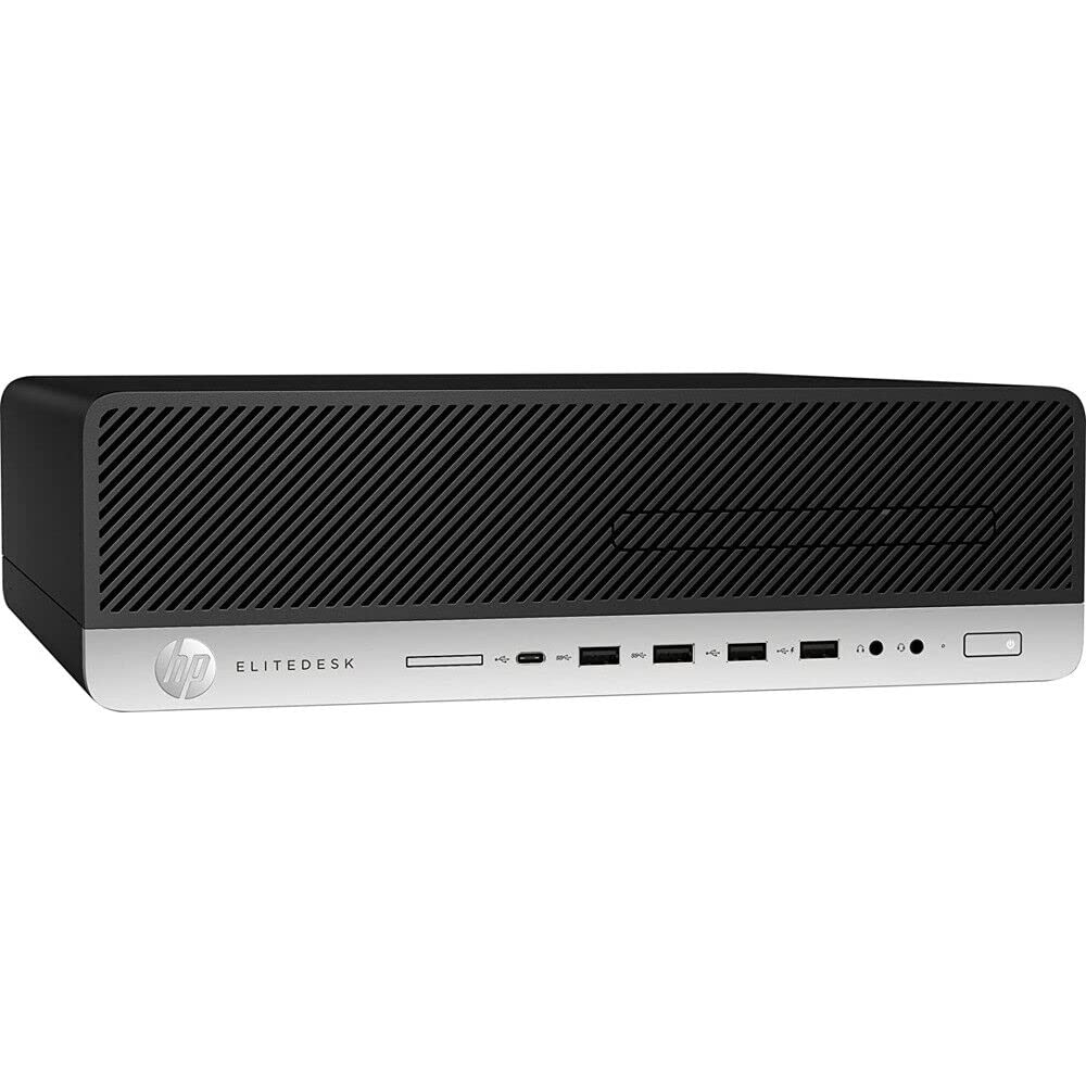 HP EliteDesk 800 G3 Small Form Factor Desktop Intel Core i7-7700 Quad-Core Processor 3.60GHz 16GB DDR4-2400 SDRAM Memory 512GB SSD - Black (Renewed)