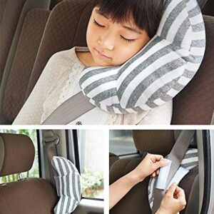 Kids Car Travel Pillow Car Seat Belt Pillow Cute Plush Headrest Cushion Neck Pillow Safety Strap Cover Universal Fit