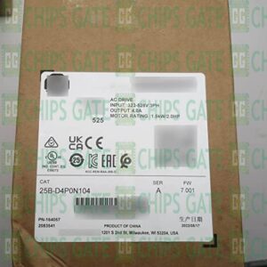 25b-d4p0n104 powerflex 525 1.5kw 2hp ac drive new factory sealed