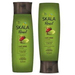 skala - linha brasil - kit café verde e ucuuba shampoo e condicionador (2 x 325 ml) - (brazil collection - green coffee and ucuuba shampoo & conditioner set (2 x 11 fl oz))