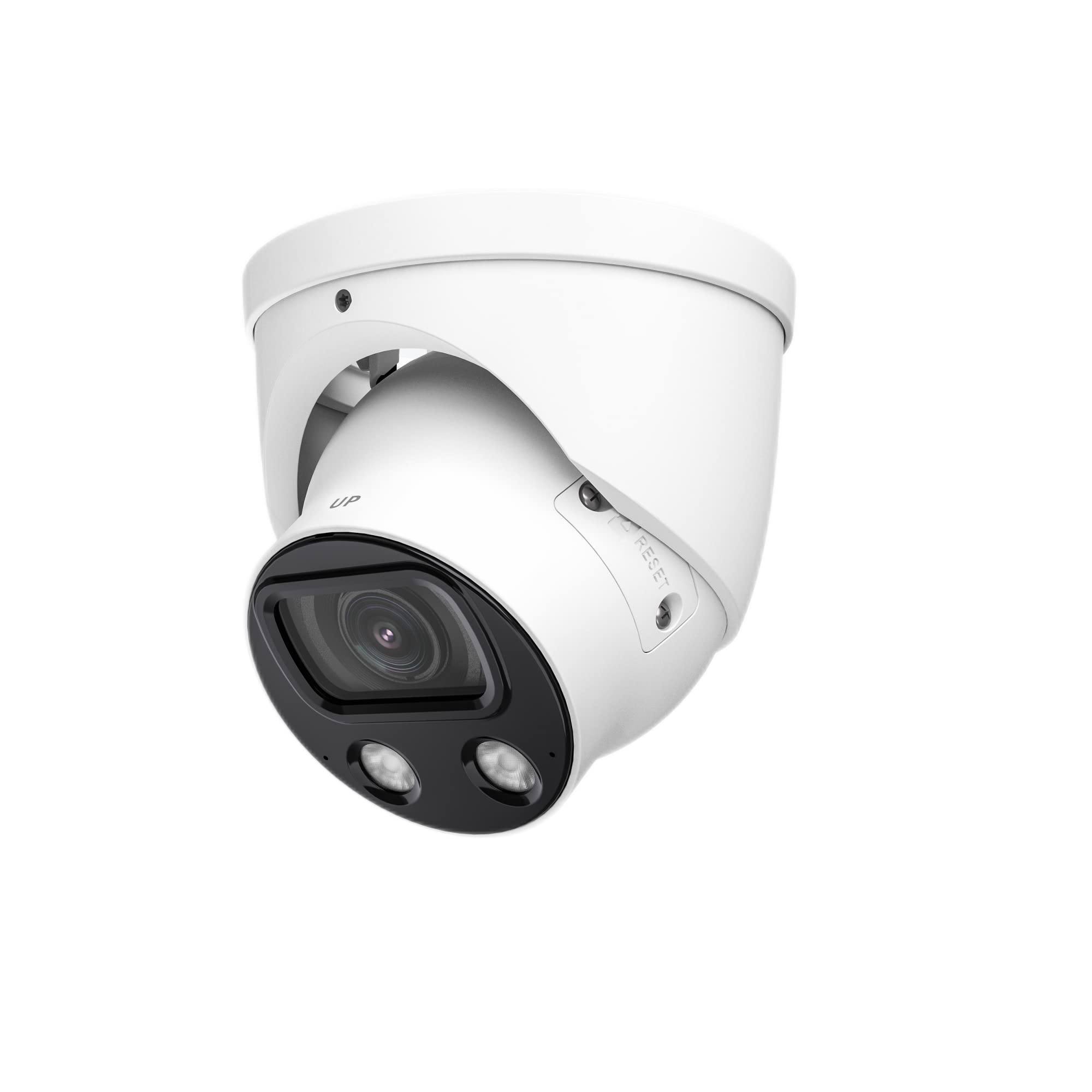 EmpireTech IPC-Color4K-T 4K Full-Color Ultra Low Light 8MP Smart AI Starlight Turret IP Camera 1/1.2" CMOS,Build-in Warm LED, Built-in Mic,SMD 3.0,PoE and ePoE,IPC-Color4K-T 2.8mm White