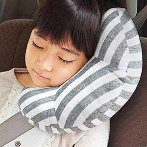 kids car travel pillow car seat belt pillow cute plush headrest cushion neck pillow safety strap cover universal fit