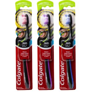 colgate 360 fresh n' protect toothbrush, ultra compact, soft (colors may vary) - pack of 3