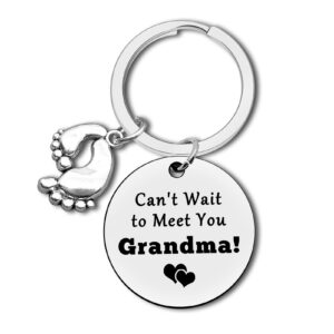 grandma to be gift keychain new grandma gift new baby reveal gift for grandma grandmother announcement gift jewelry grandmother announcement gift baby pregnancy announcement gift for new grandmother