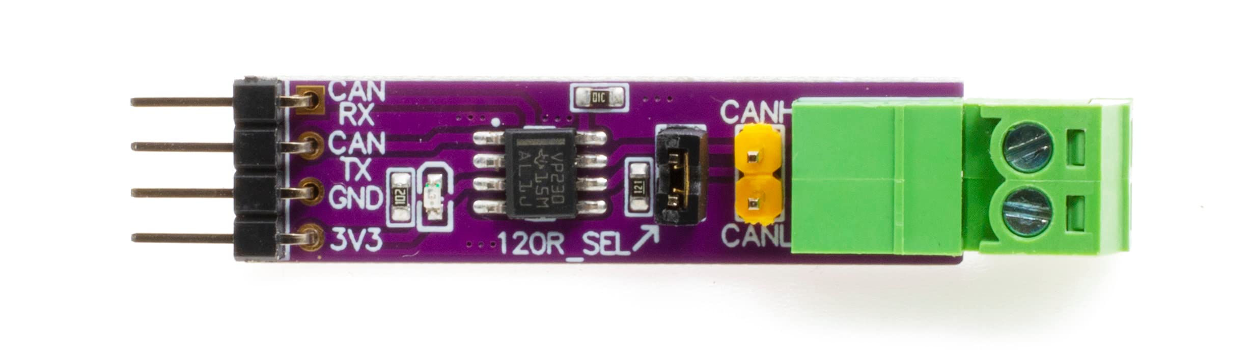 XICOOLEE CAN HAT SN65HVD230 can-Bus transceiver Module Stably Long-Distance Communication Functions Communication Module Single Channel