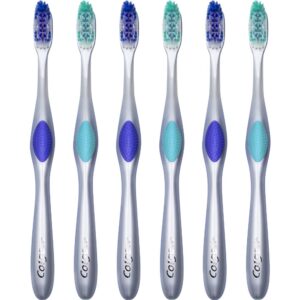 Colgate 360 Enamel Health Sensitive Toothbrush, Compact Head, Extra Soft - Pack of 6