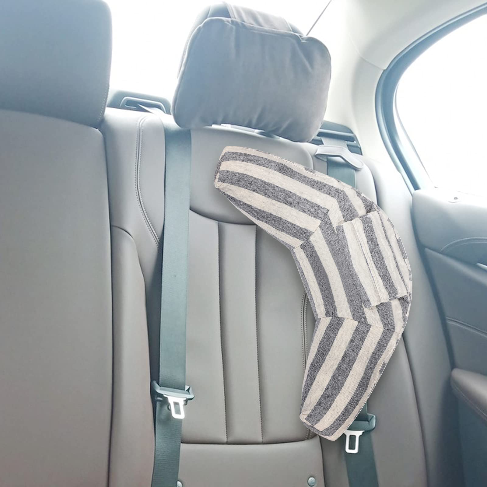 Kids Car Travel Pillow Car Seat Belt Pillow Cute Plush Headrest Cushion Neck Pillow Safety Strap Cover Universal Fit