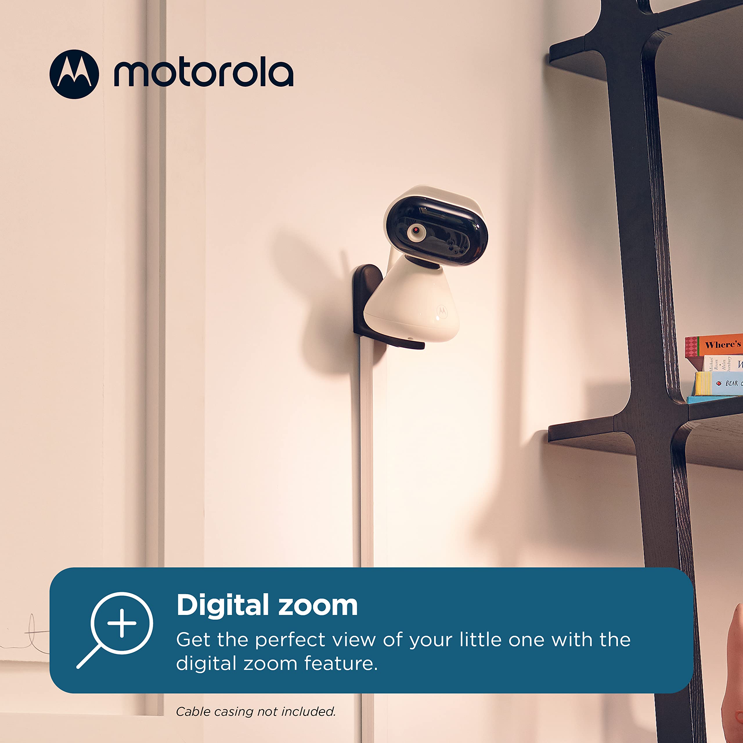 Motorola Nursery PIP1500 Video Baby Monitor - Includes Wall or Table Mount, 1000ft Range, Two-Way Audio, Room Temperature Monitoring