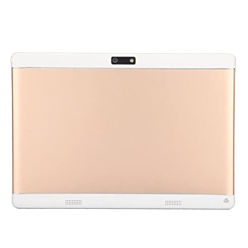 HD 10 Tablet PC, Portable Dual SIM Dual Standby Tablet,WiFi Android Dual Camera IPS 1080P HD Large Screen Call Tablet,Octa Core Processor,2GB 32GB RAM(Gold)