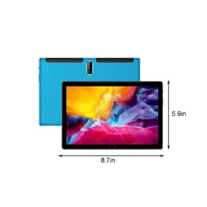 10.1 Inch Hd Tablet 8-core IPS High-Definition Screen WiFi Bluetooth Android5.1 Voice Call Game Learn Online Tablet Support Sim Communication Function (Blue)