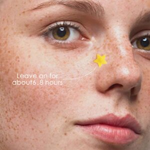 BAGLAK Star Shape Pimple Patch/Stickers To Cover Facial Blemishes -160 Patches - Yellow & Blue, Hydrocolloid Spot Dots