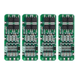 diann 4pcs 3s bms 18650 lithium battery protection board li-ion charger protection module 12.6v 20a pcb bms protection board for li-ion lithium battery cell