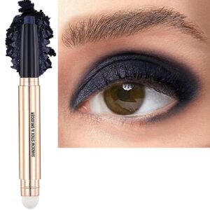 twlbxmg black eyeshadow stick eye makeup cream smooth shimmer eyeshadow pencil primer glitter dark light matte single base crayon primer palette eyeliner hypoallergenic waterproof long lasting